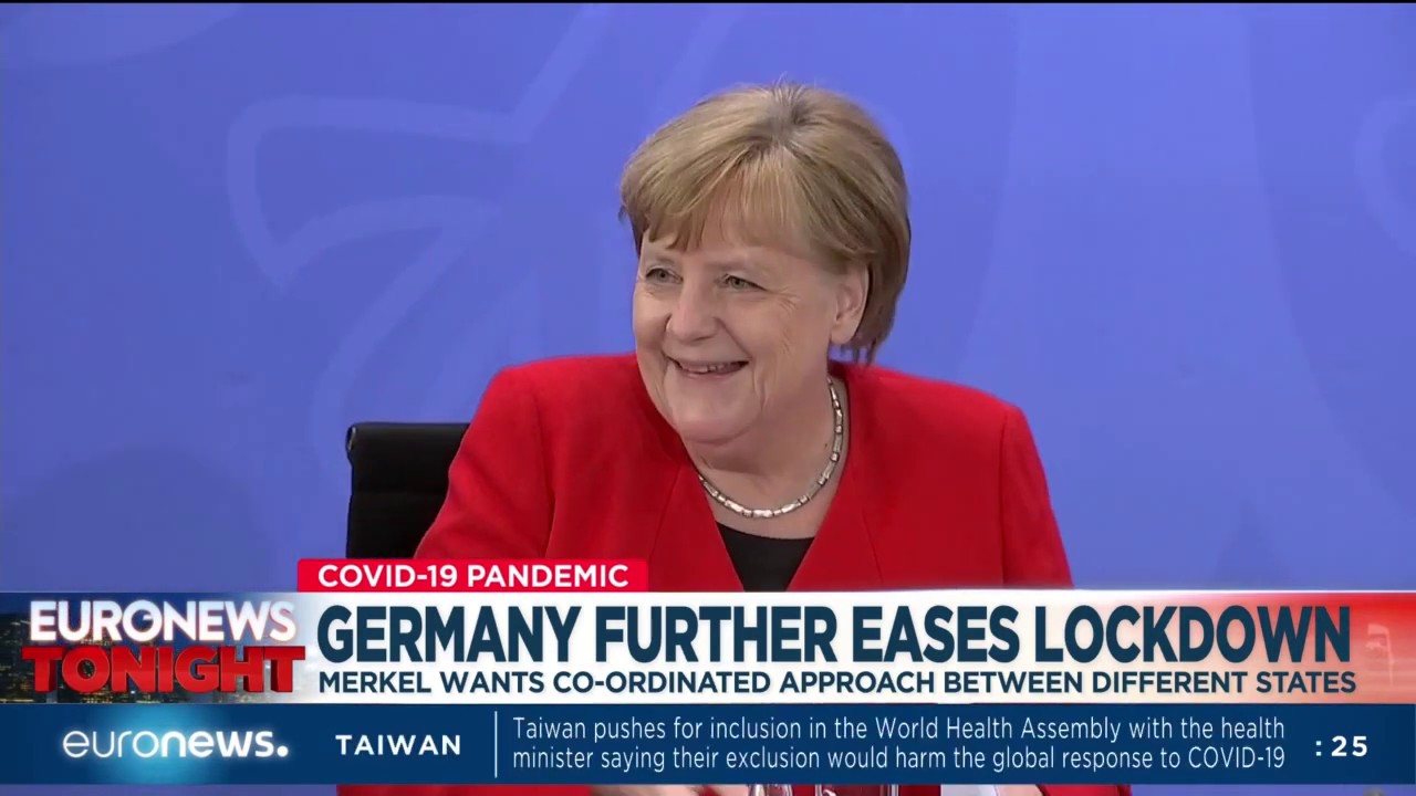 Germany further eases lockdown - YouTube