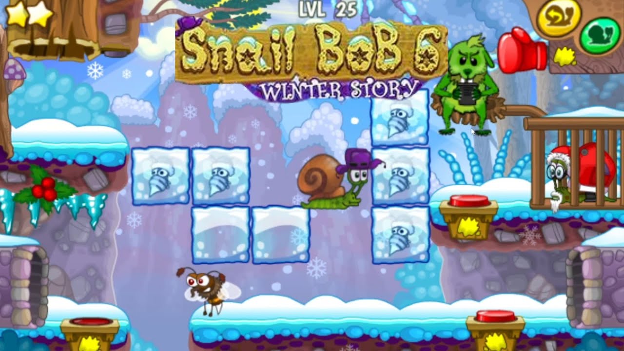 EL INVIERNO HA LLEGADO - Snail Bob 6: Winter Story - YouTube
