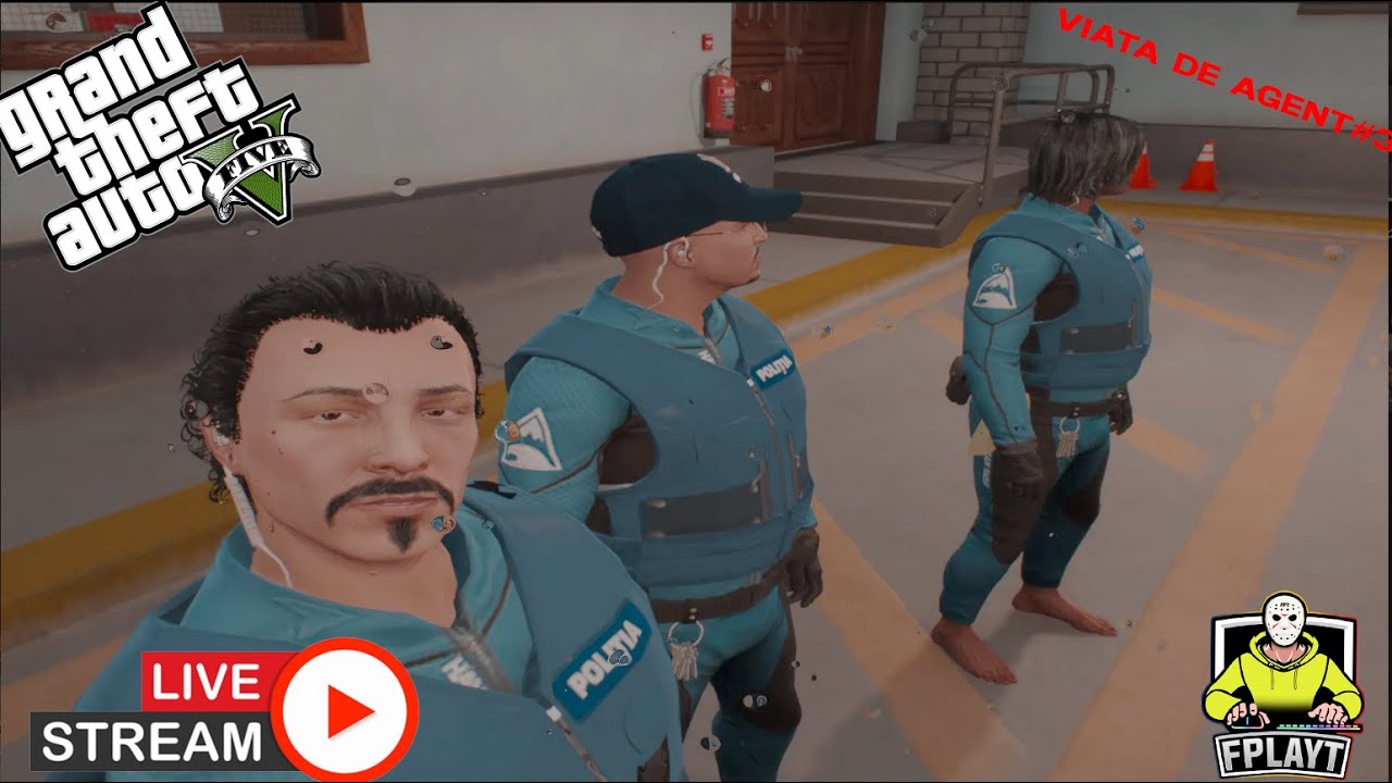🔴LIVE #5 : FPLAYT (FIVEM) :VIATA DE AGENT!!!ACTIUNI LA FRONTIERA🚨👮‍♂️ ...