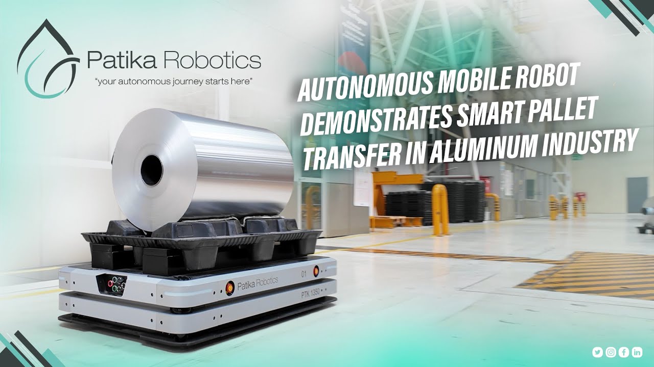 Autonomous Mobile Robot Demonstrates Smart Pallet Transfer in Aluminum ...