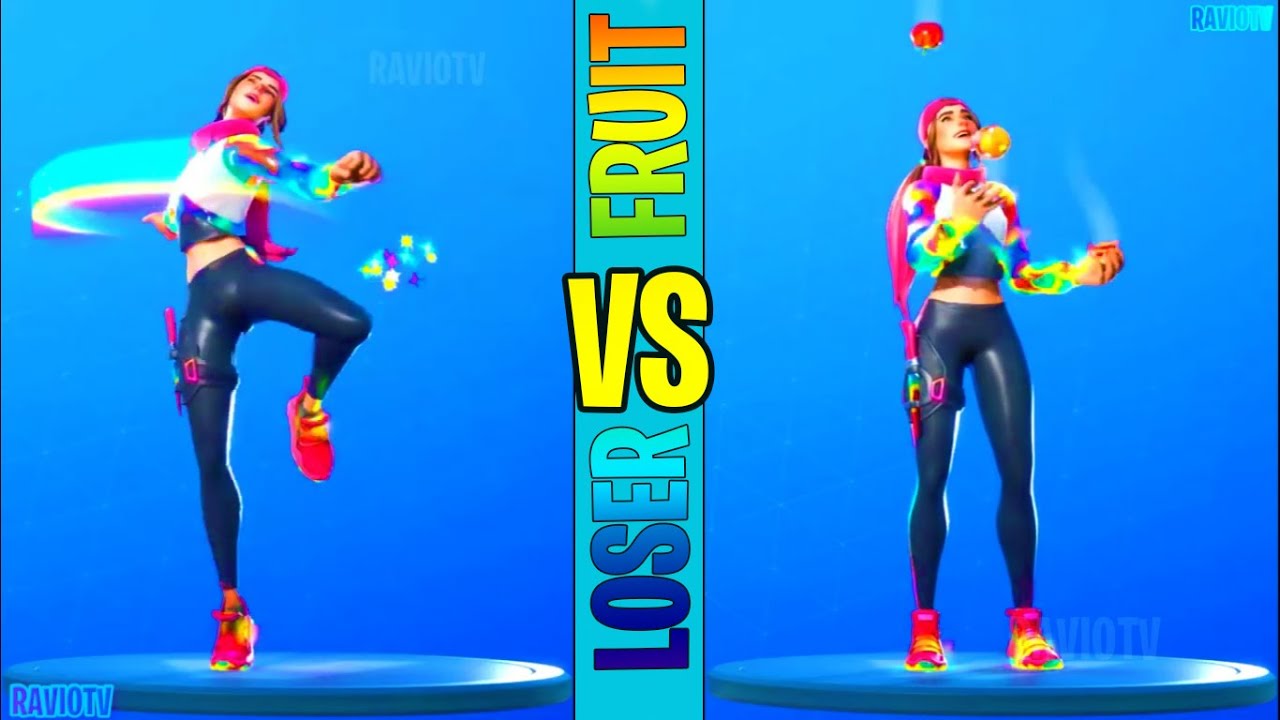 *NEW* LOSERFRUIT SKIN Showcase With All Popular Emotes & Dances ...