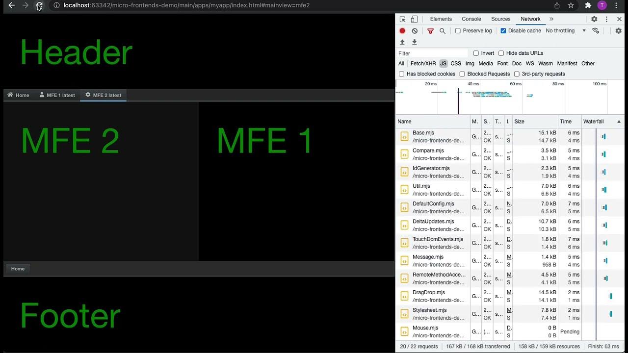 Client-side routing for a micro-frontends composition and lazy loading - YouTube