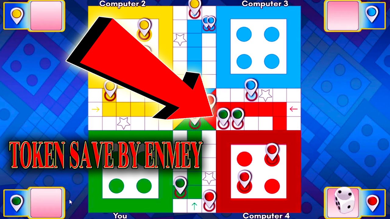 Ludo King - My Two Token Servive very tuff situation in Red area ...