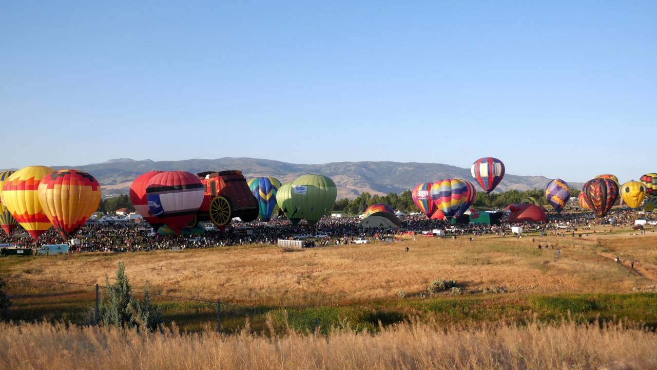 Reno Hot air Balloon Festival 2016 - YouTube