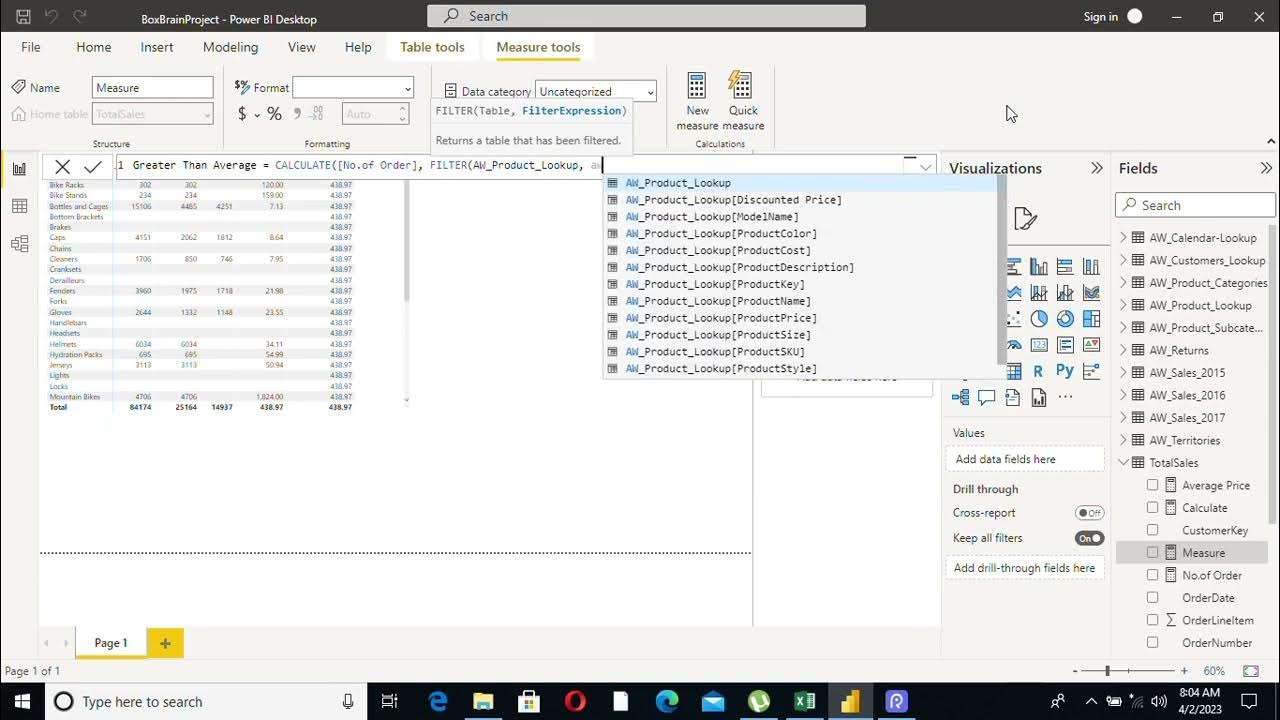 PowerBi - Logic Function Example - YouTube