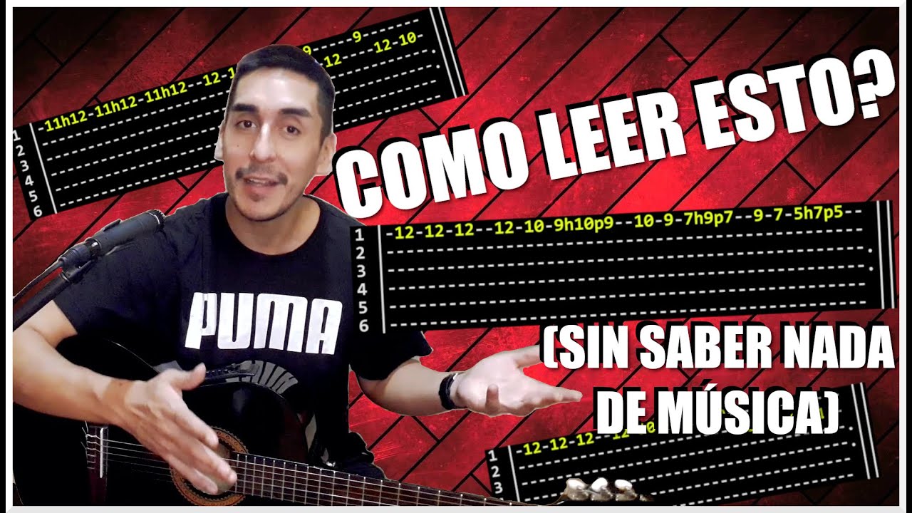 CÓMO LEER TABLATURAS DE GUITARRA FACILMENTE - Guía Completa desde Nivel ...