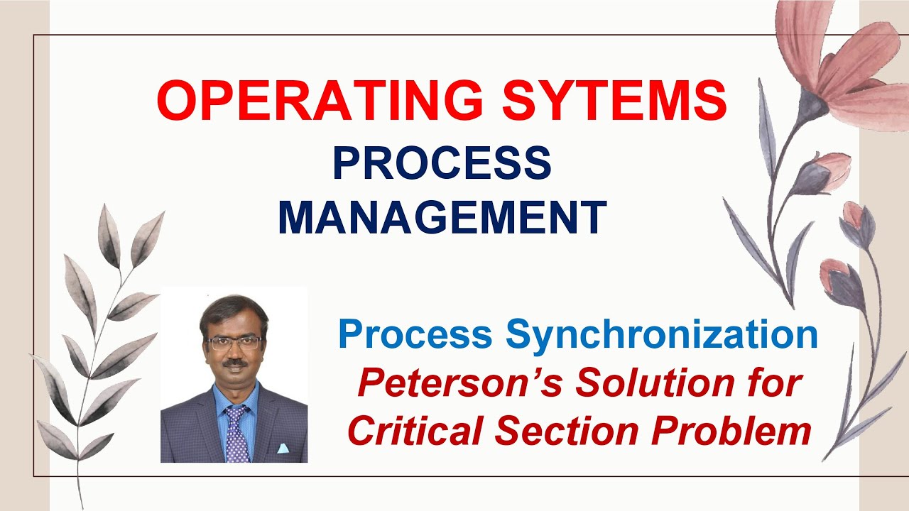 Critical Section Peterson's Solution - YouTube