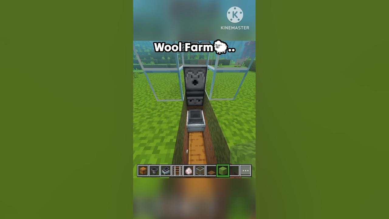 Cara membuat Wool Farm di Minecraft🐑 | #shorts - YouTube