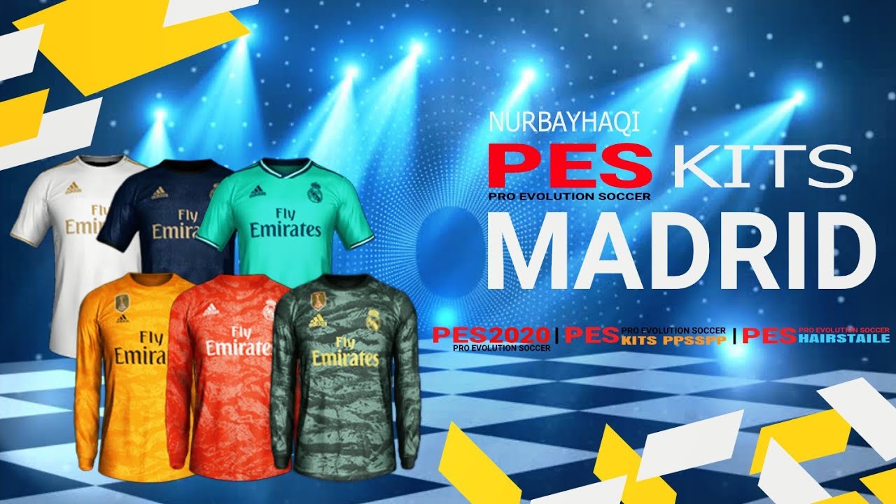 Pes 2020 Ppsspp, Full Kits Real Madrid Pes Ppsspp Update 2019-2020 ...