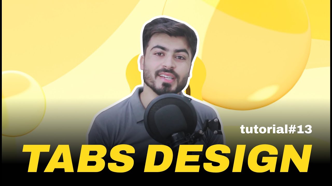 Tabs Design - Material Design 3.0 - Tutorial #13 - YouTube