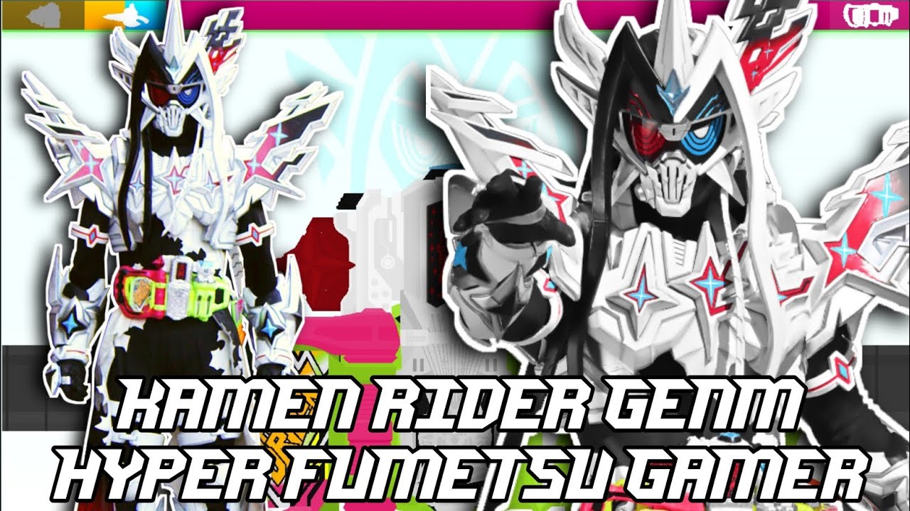 Kamen Rider Genm Hyper Fumetsu Gamer Flashbelt Android - YouTube