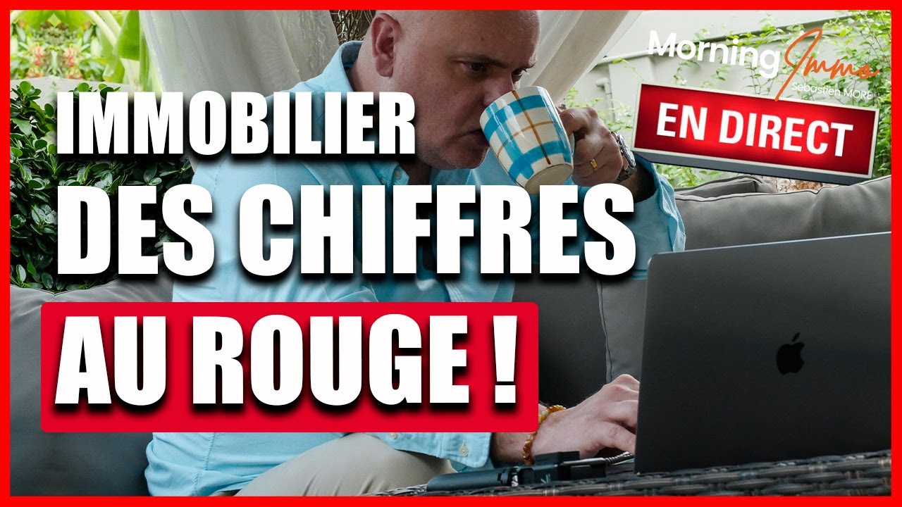 🔴 IMMOBILIER - Des chiffres qui font peur ! Ça va péter ! (MORNING IMMO ...