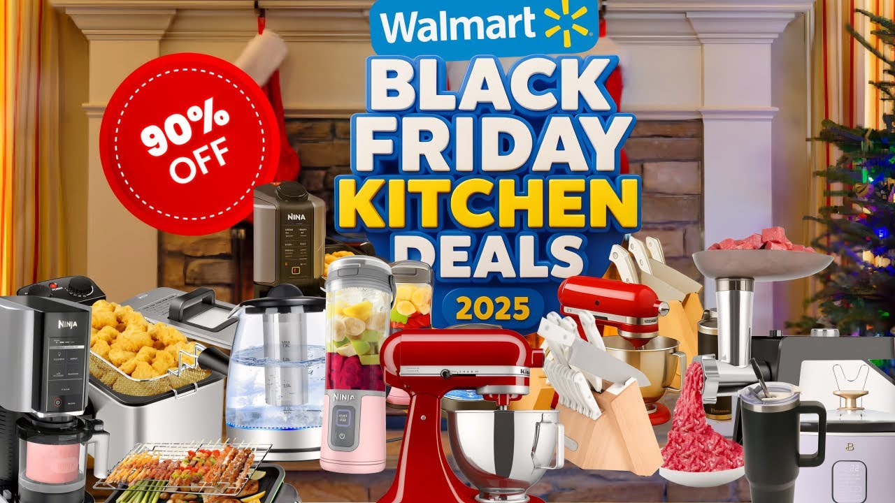 35 EARLY Walmart Black Friday Kitchen Deals 2025 - UP TO 90% OFF! - YouTube