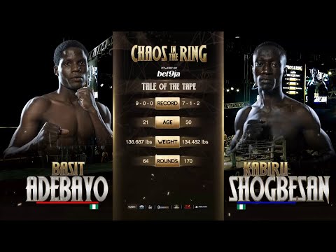 SIKIRU SHOGBESAN VS BASIT ADEBAYO || CHAOS IN THE RING DEC 2025
