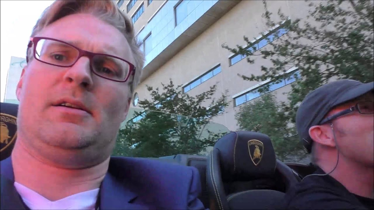 EvilDave in Marc de Mesel's Lambo - YouTube