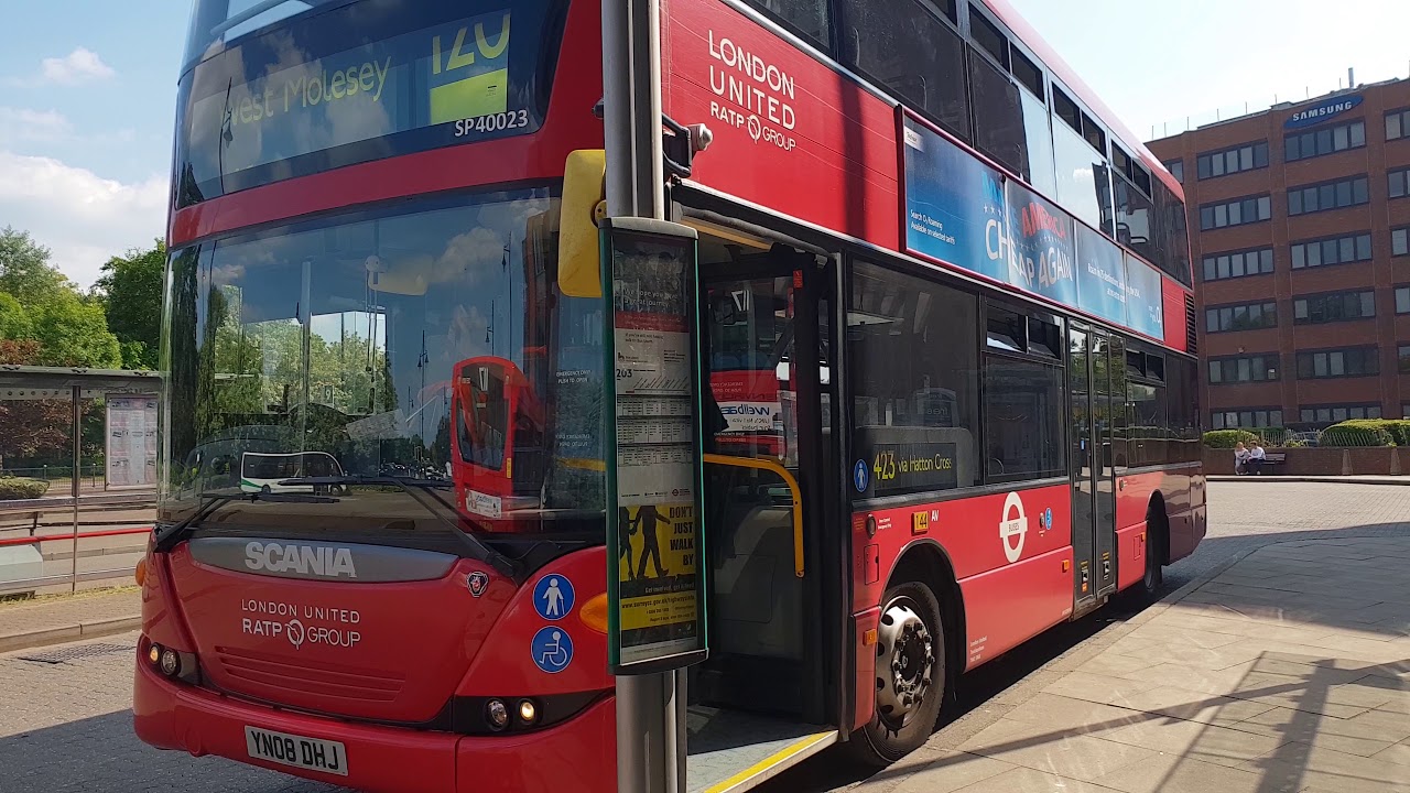 Blind change on London United RATP Group SP40023 (YN08 DHJ) - YouTube