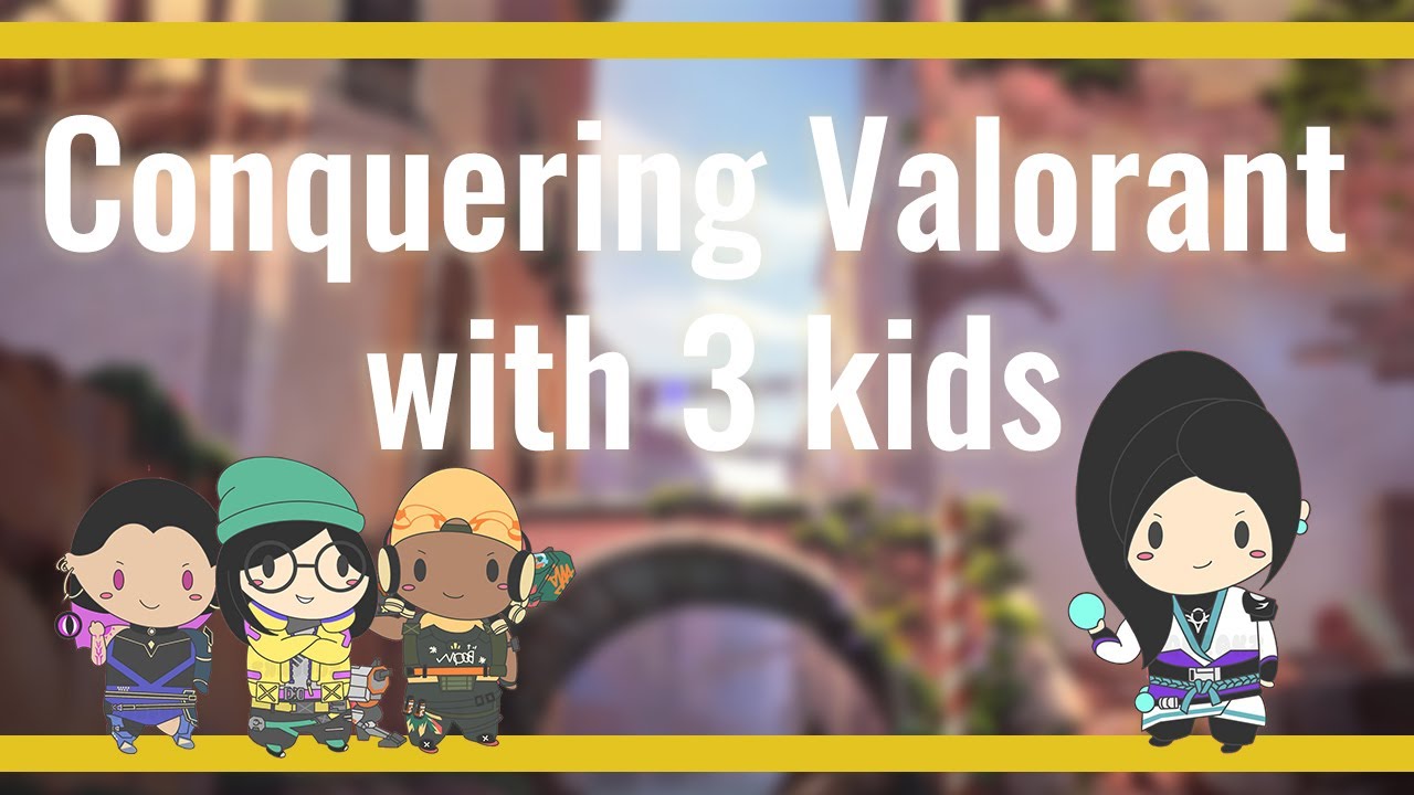 PLAYING VALORANT WITH 3 KIDS! - YouTube