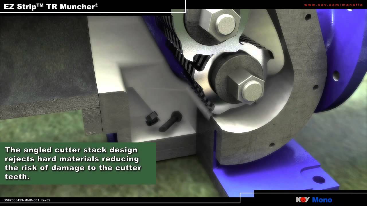 NOV Mono EZstrip TR Muncher Grinder) - YouTube