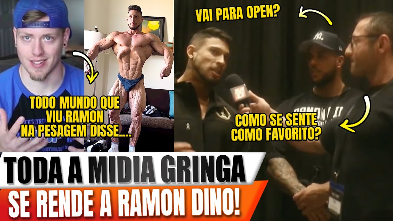 RAMON IMPRESSIONA TODA MIDIA GRINGA E PROVA SER FAVORITO! A ENTREVISTA ...