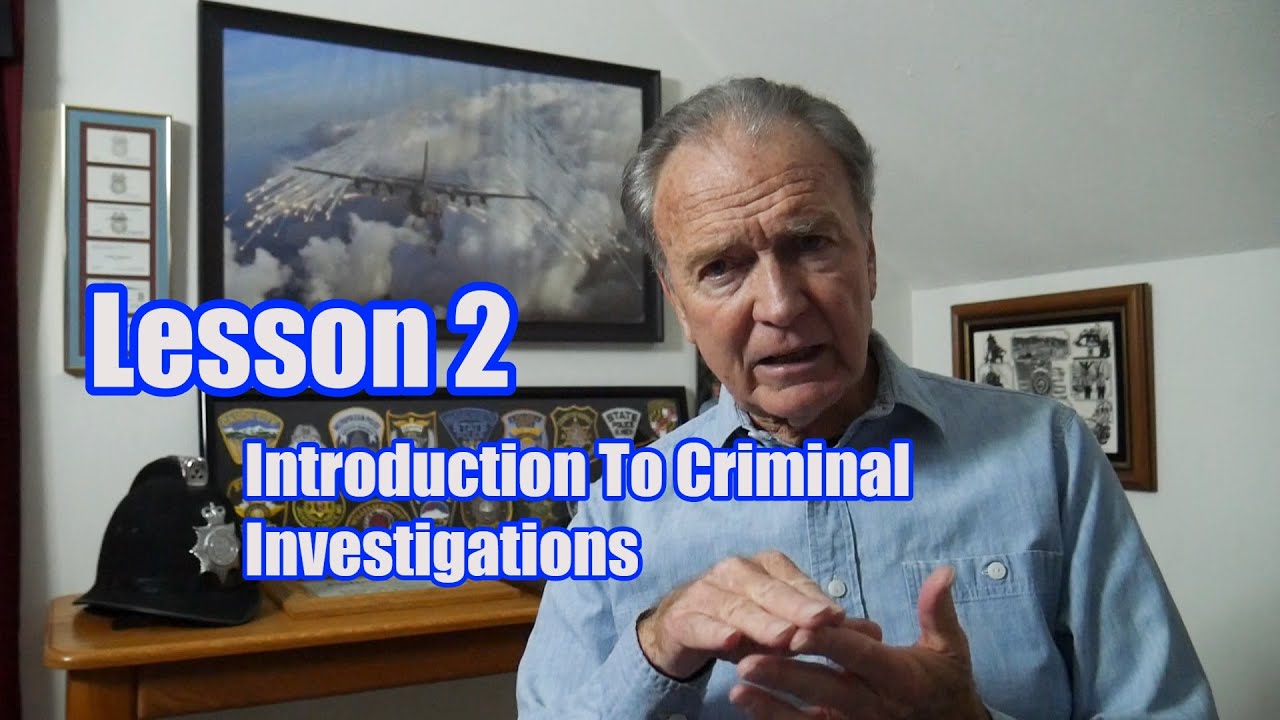 How To Become A Police Officer Lesson 2, Intro To Criminal ...