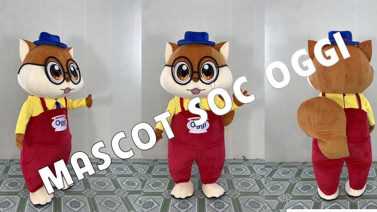 Mascot sóc Oggi-sản xuất mascot TP.HCM - YouTube