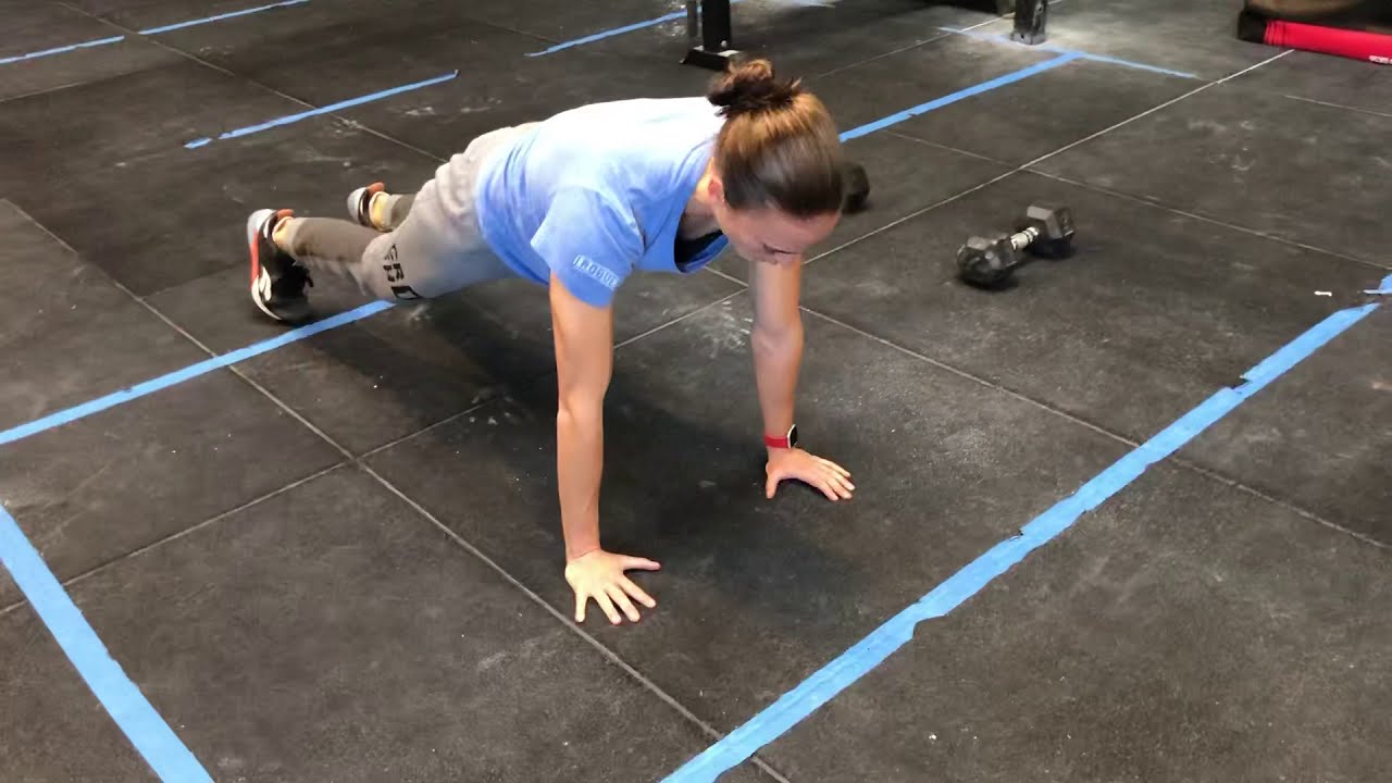 Inch worm push up - YouTube