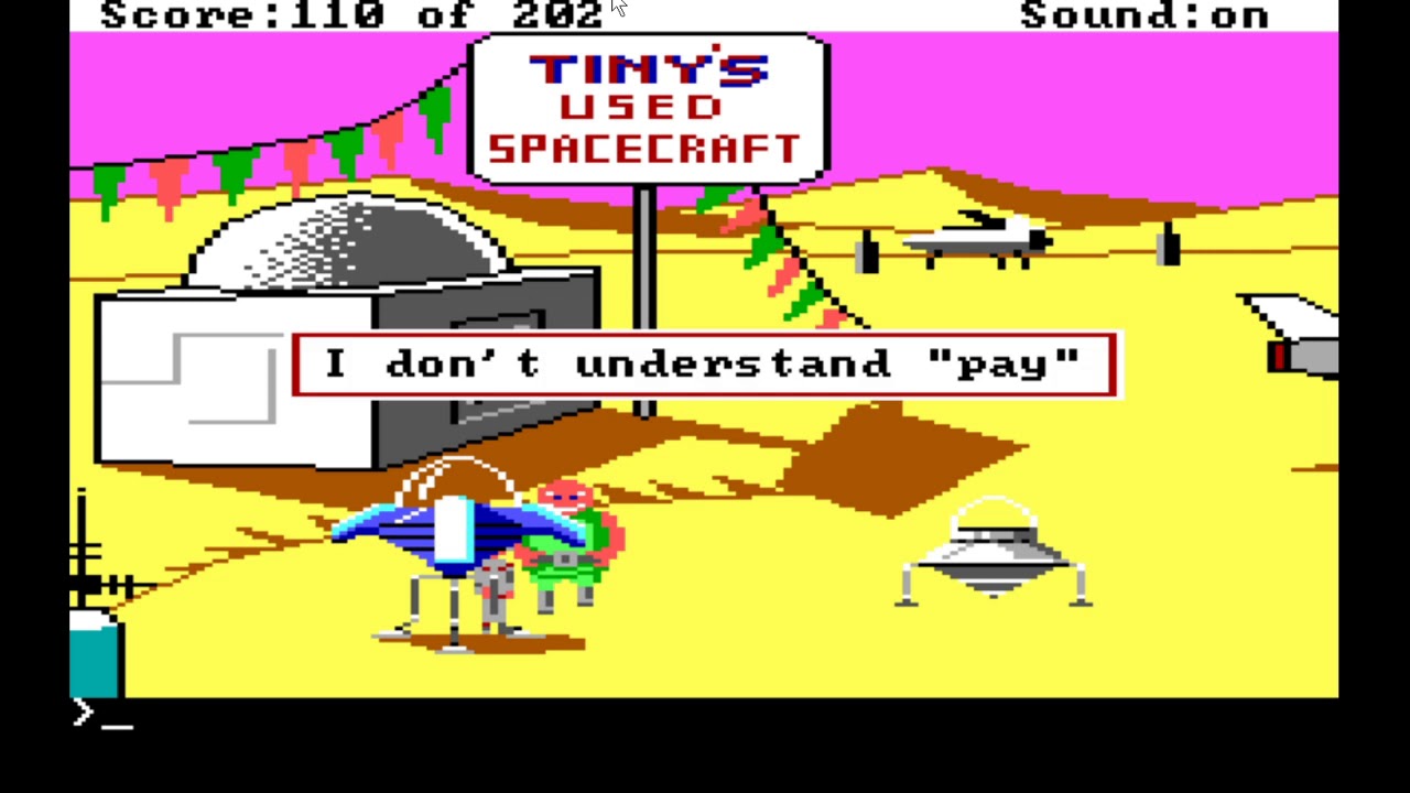 Space Quest 1 (EGA) 1986 Lets Play with Commentary -Part 5 - YouTube