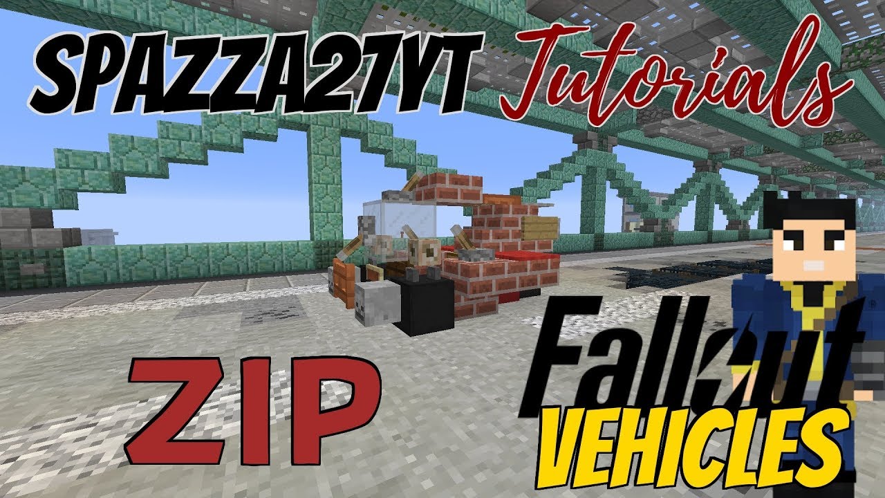 Minecraft Fallout ZIP car Tutorial - YouTube