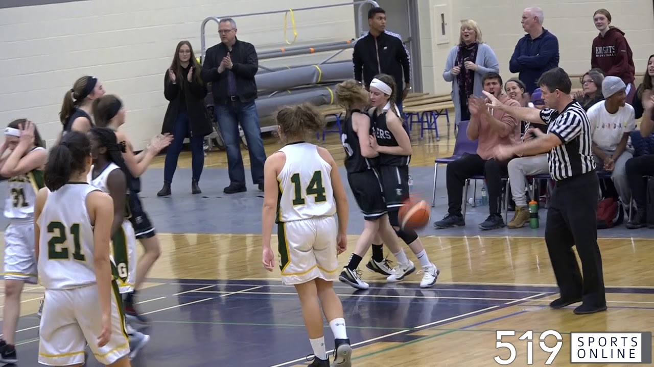 WCSSAA Jr. Girls Basketball Championship - Elmira Lancers vs Cameron ...