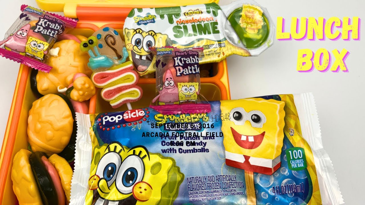 Spongebob SquarePants | Packing Lunch Box Satisfying ASMR - YouTube