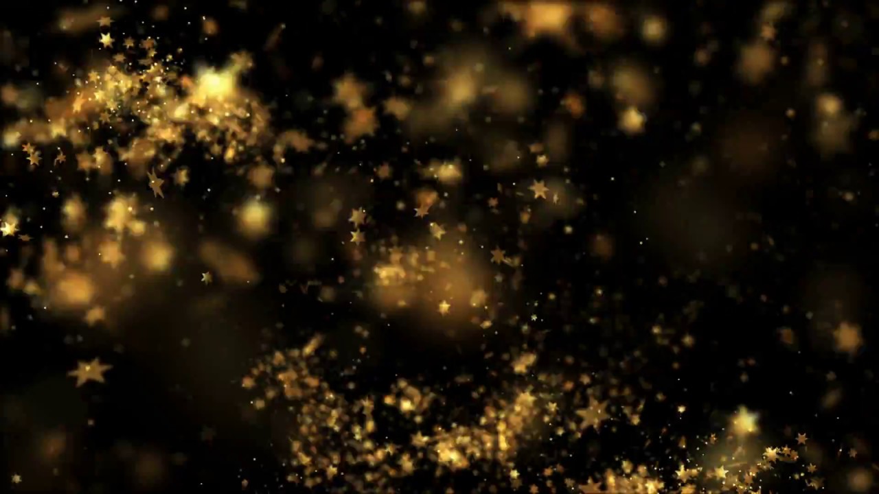 Golden Glitter Shiny Stars|| Beauty full Yellow Star Moving Animated ...