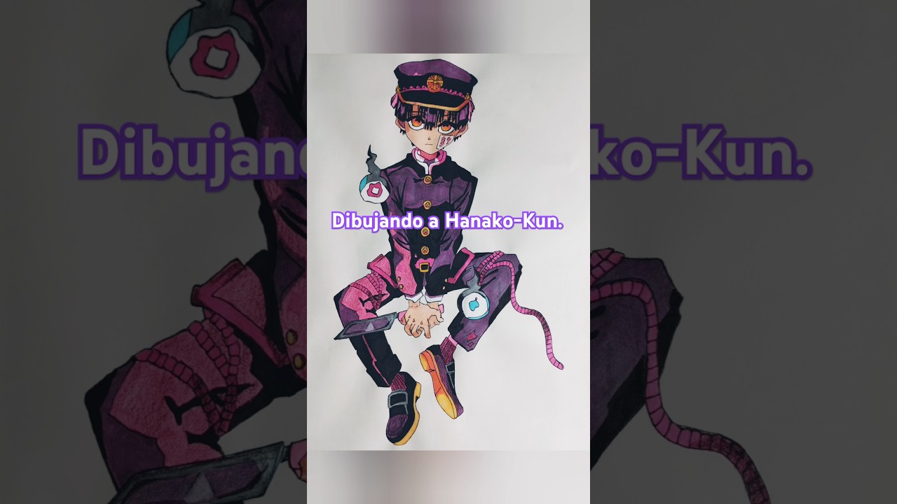 Dibujando a Hanako-Kun, Letra H #anime #hanakoedit #drawing #short # ...