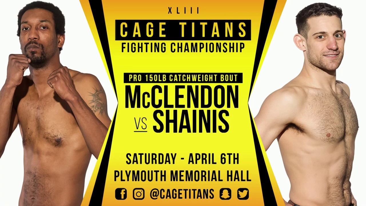 Don Shainis vs. David McClendon Cage Titans XLIII - YouTube