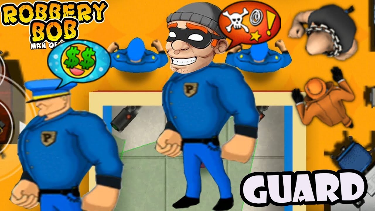 Robbery Bob Cosplay Blue Guard Character Gameplay BG22 - YouTube