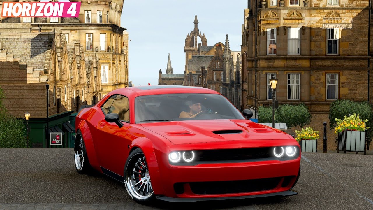Forza Horizon 4 - Dodge Challenger SRT Hellcat | Test Drive - YouTube