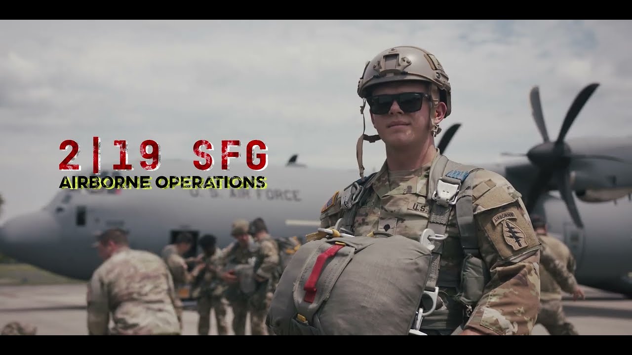 2-19th Special Forces July Morgantown Jump - YouTube