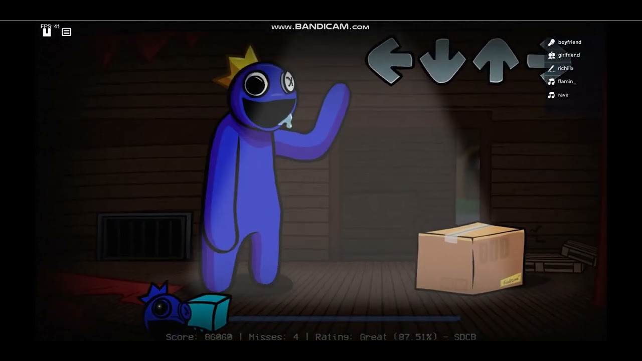 FNF Vs Blue V1 - YouTube