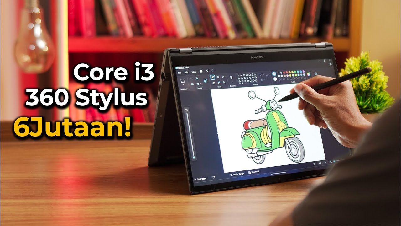 Laptop 2 in 1 Komplit Banget! Advan 360 Stylus Pro - YouTube