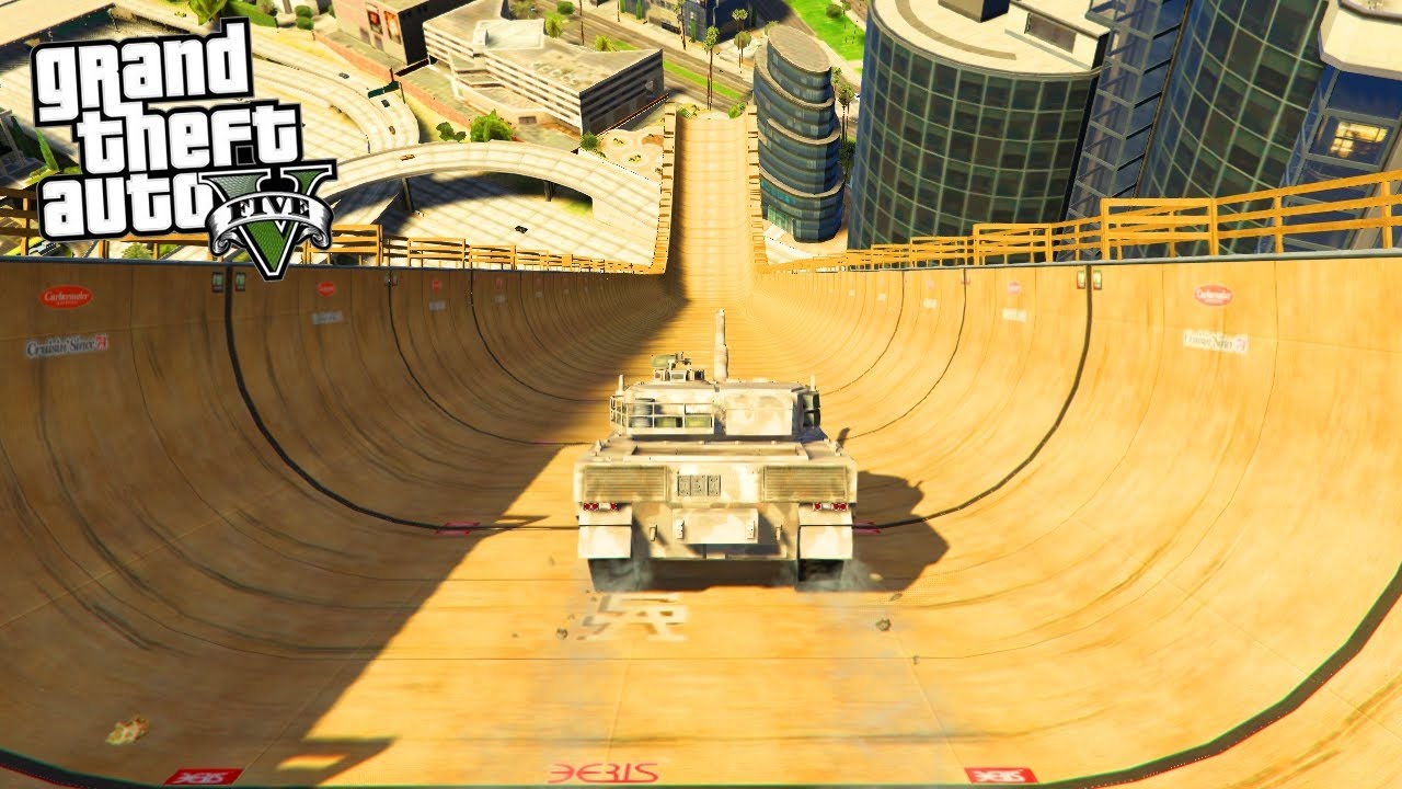 TA 5 Mods EXTREME RAMP!!! GTA 5 Mega Ramp Mod Gameplay! (GTA 5 Mods ...