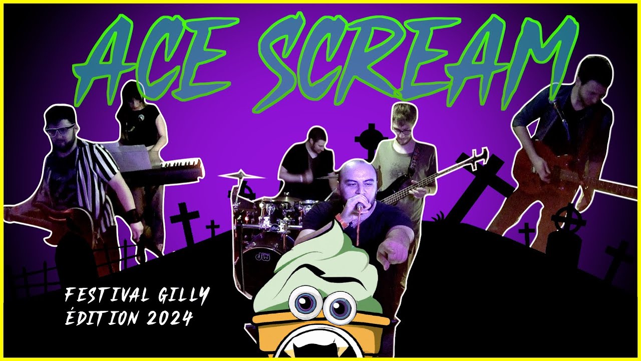 Concert Ace Scream - Festival Gilly édition 2024 - YouTube