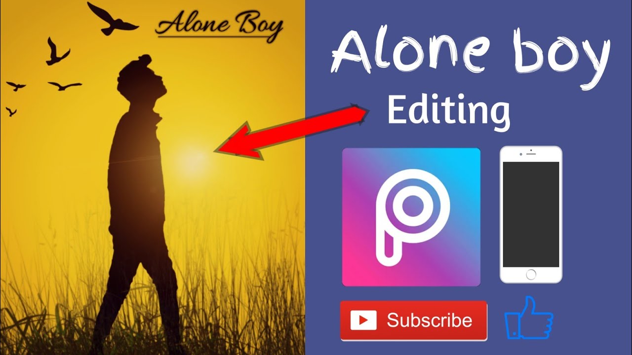 Alone boy photo editing in picsart | Picsart new photo editing 2020 ...