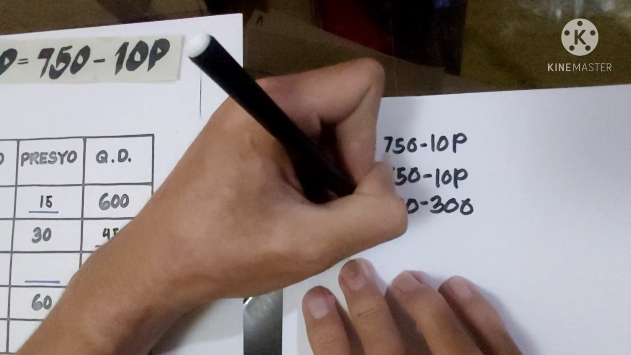 Demand Function-Paano Mag Solve ng Quantity Demand at Presyo - YouTube