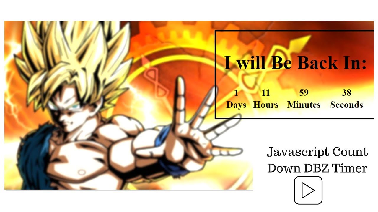 Dragon Ball Count Down Timer - YouTube