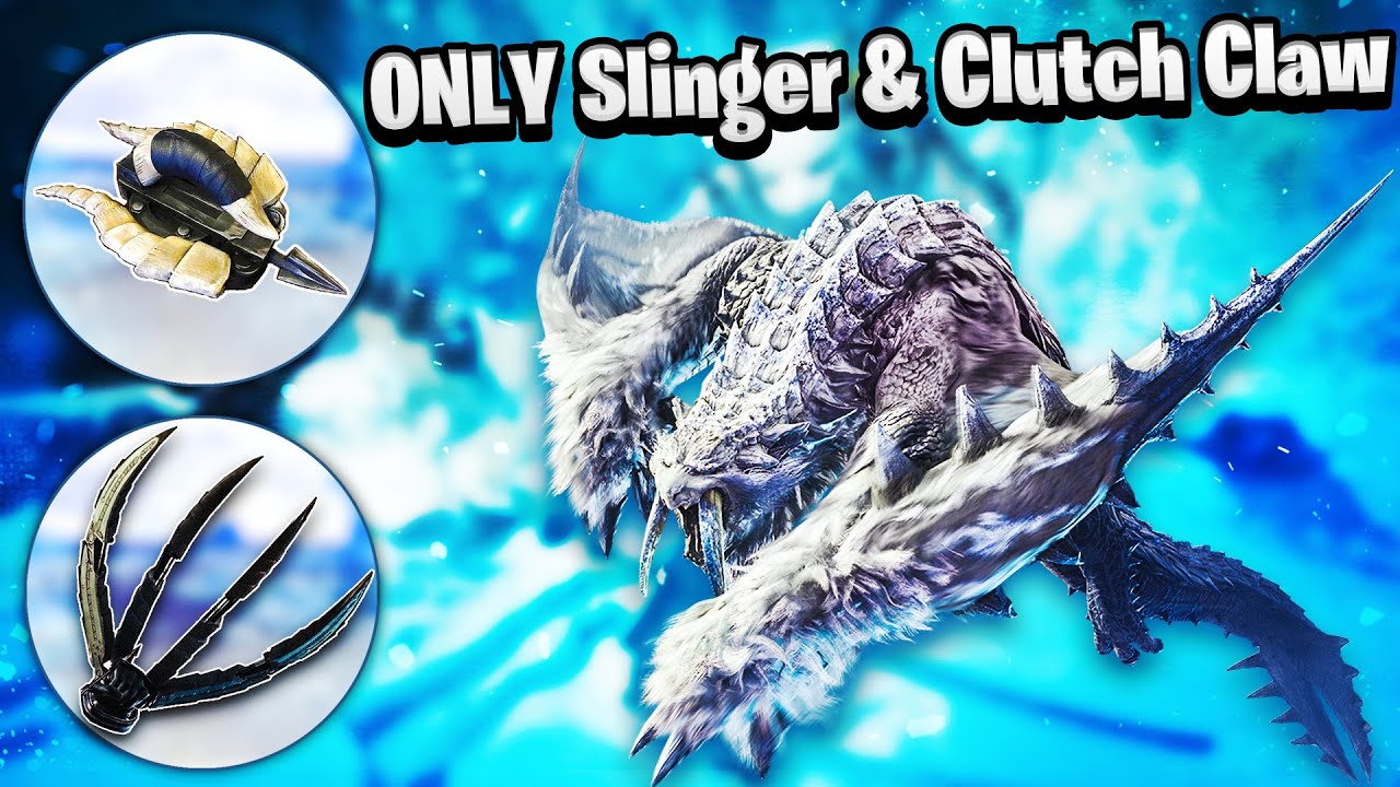 Is it Possible To Beat Iceborne With ONLY Slinger & Clutch Claw? - YouTube