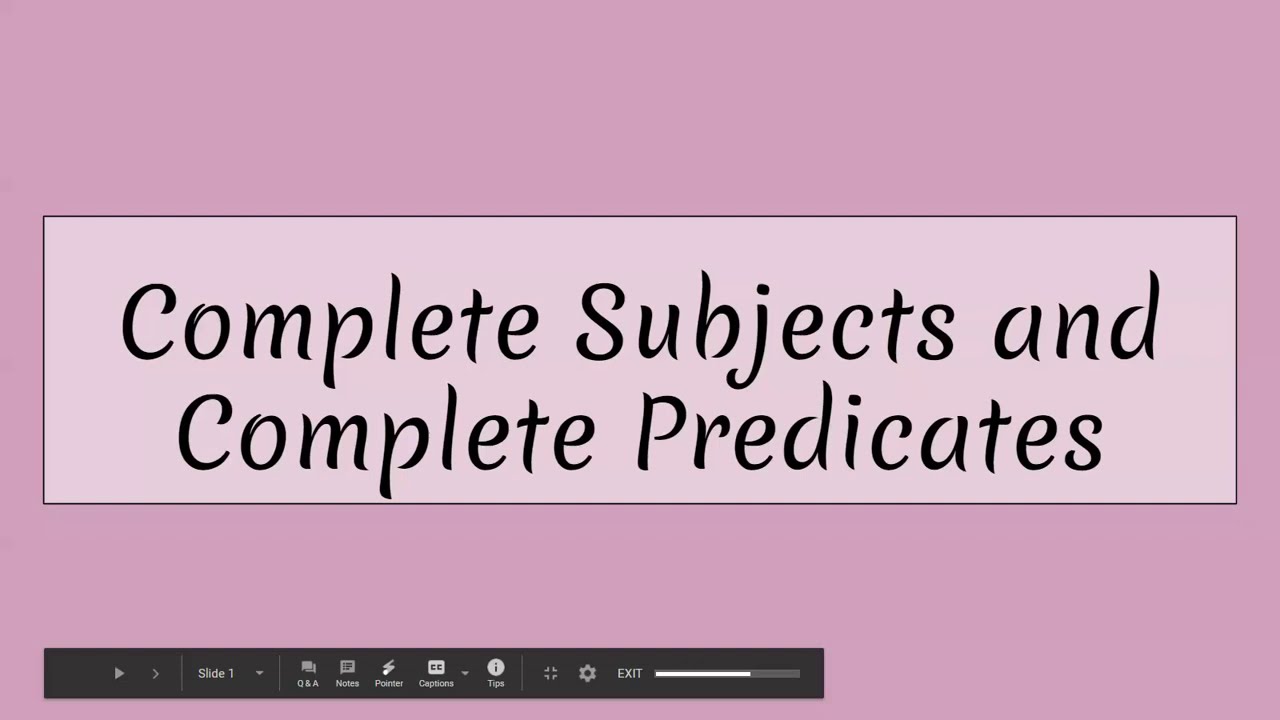 Complete Subjects And Predicates Video YouTube complete-subjects-and-predicates-video-youtube