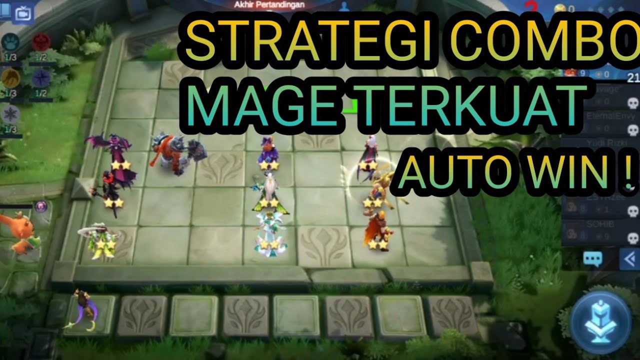 COMBO MAGIC CHESS BEST SYNERGY 6 MAGE + 4 ELEMENTALIST +2 BloodDemon ...