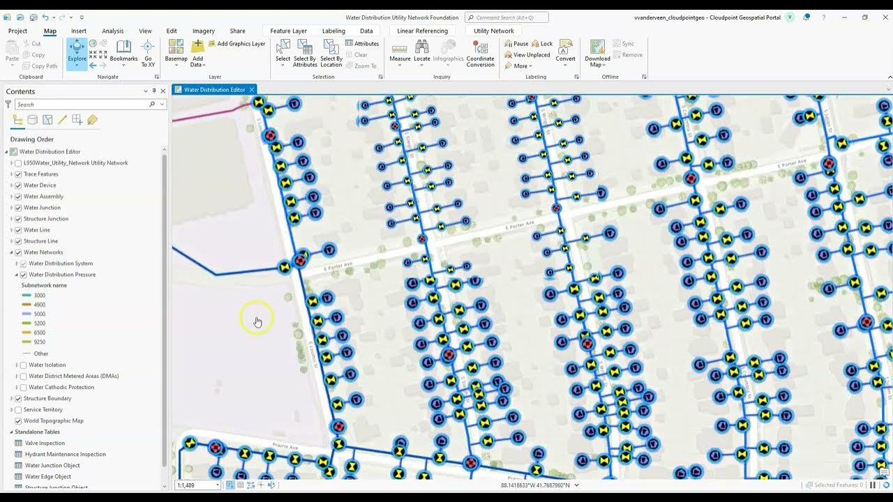 Performing a Valve Isolation Trace in the ArcGIS Utility Network - YouTube