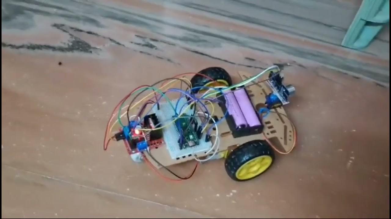 OBSTACLE AVOIDING ROBOT USING RASPBERRY PI PICO - YouTube