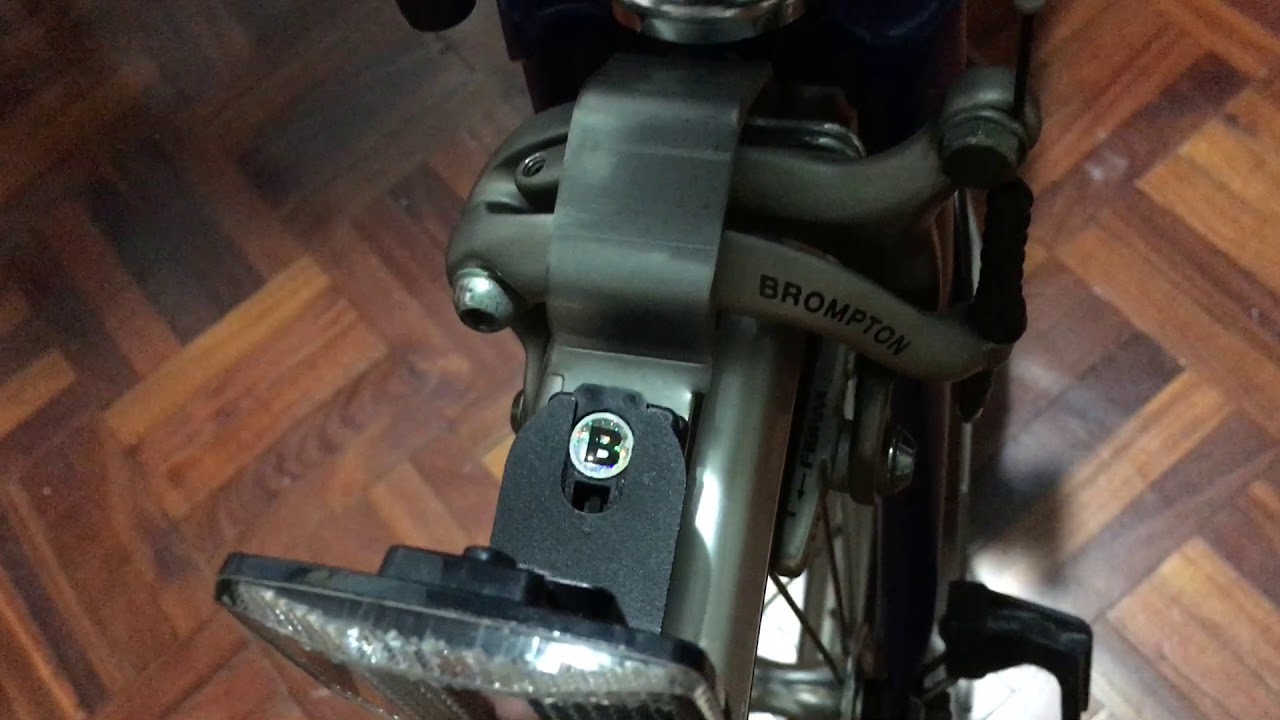 Brompton前燈支架和反光片(Brompton front Light Bracket with front reflector ...