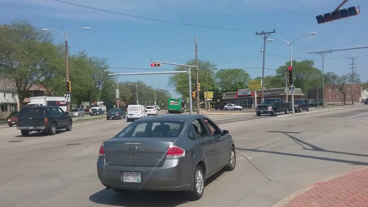 MCTS Route 80 and redline at Atkinson and Capital Dr - YouTube